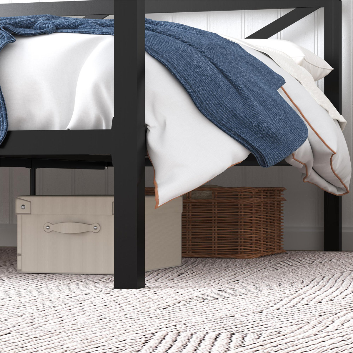 Wade Logan® Atikah Metal Canopy Bed & Reviews | Wayfair